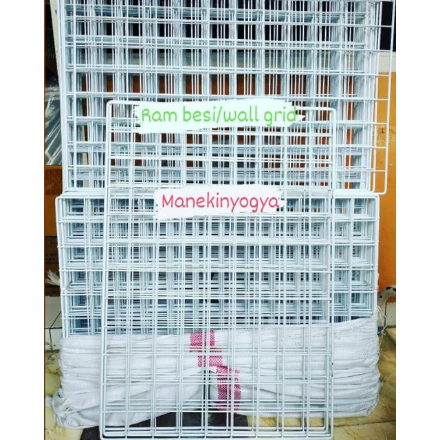 Jual ram jaring kotak wallgrid hijang wiremesh | Shopee Indonesia