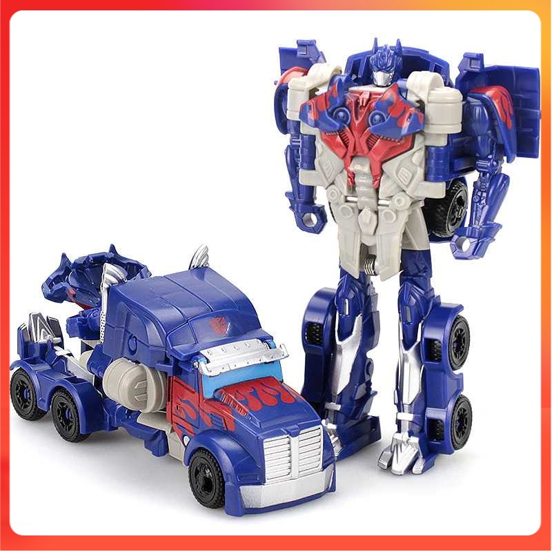 Jual Mainan Mobil Truck Optimus Prime Transformer Robot - JY675A Action ...