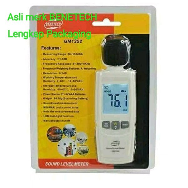 Jual Alat pendeteksi suara Noise test tester sound level meter digital ...