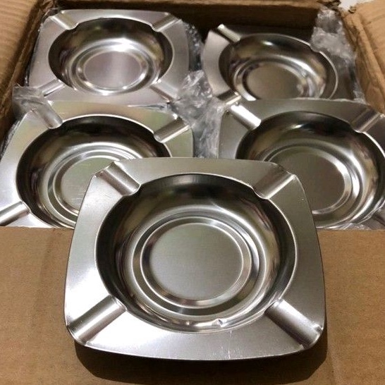 Jual ASBAK Rokok Stainless Stell Segi / Kotak Bandung | Shopee Indonesia