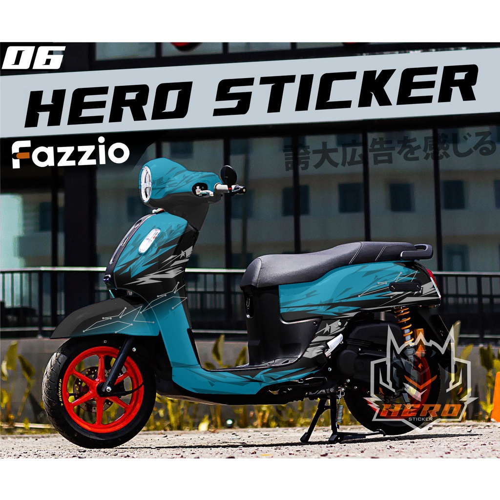 Jual Decal YAMAHA Fazzio NEW Fullbody - Stiker Decal Fazzio Abstrak 06 ...