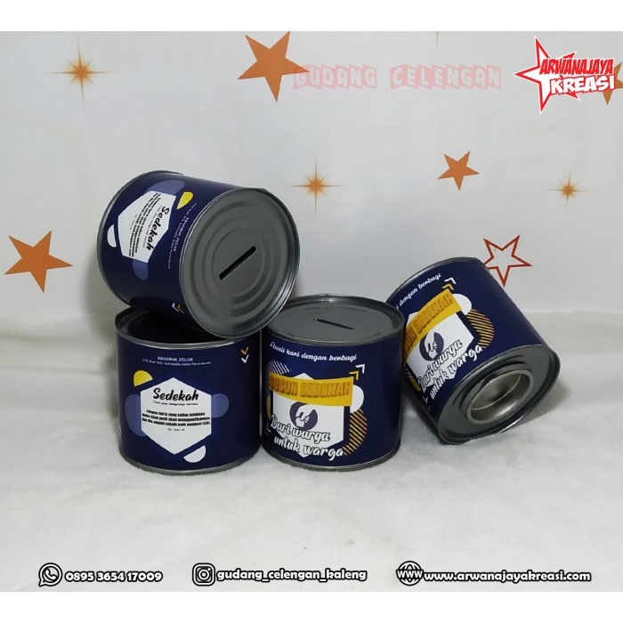 Jual CELENGAN- CELENGAN KALENG MINI KARAKTER COSTUM BISA BUKA TUTUP ...