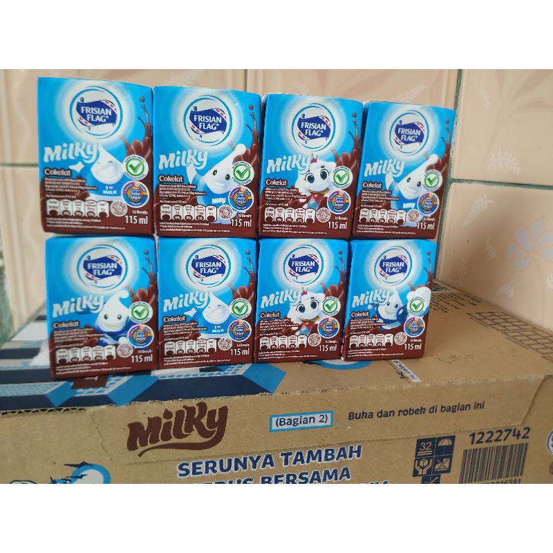 Jual frisian flag milky/junio uht mini 115ml | Shopee Indonesia