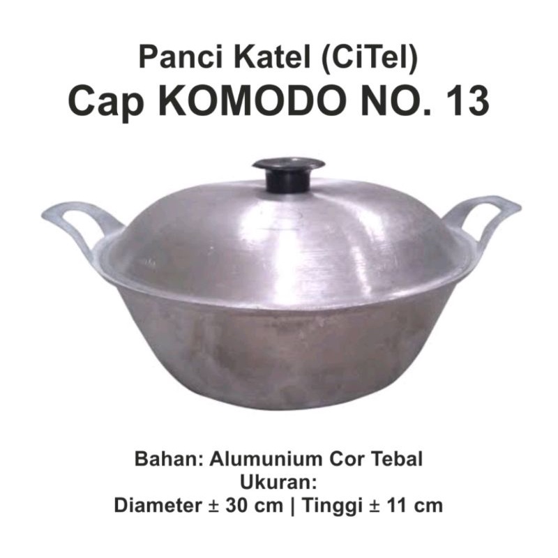 Jual Citel Wajan Panci Wajan Katel Super Alumunium Panci Citel ...