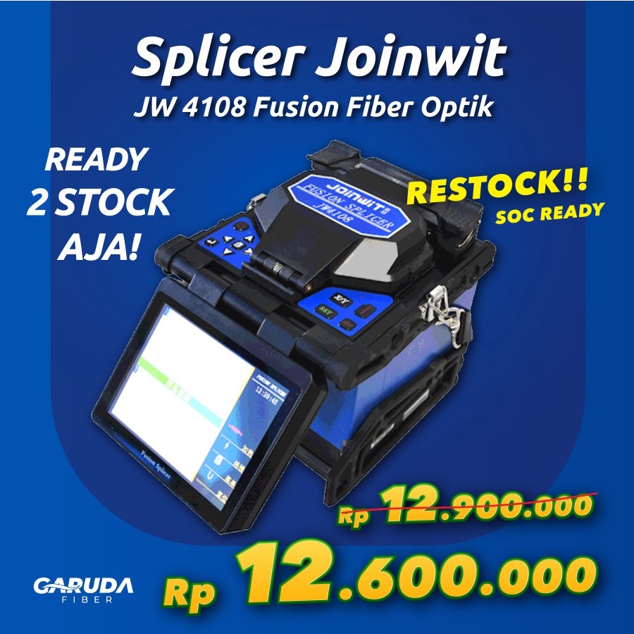 Jual GARUDA Splicer Joinwit JW 4108 Fiber Optik Fusion Splicer Fiber ...