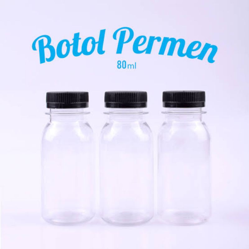 Jual BOTOL PERMEN 80 Ml | BOTOL JELLY 80ML ecer | Shopee Indonesia