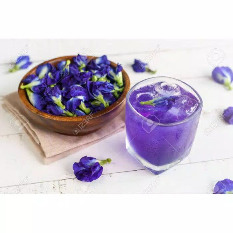 Jual TERMURAH Telang tea Bunga telang kering butterfly pea tea | Shopee ...