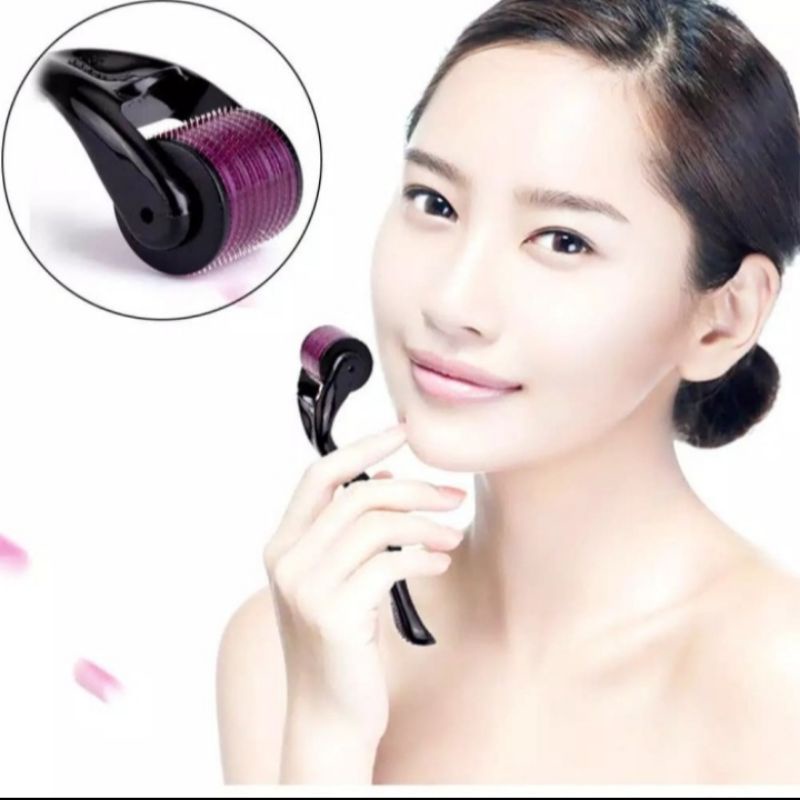 Jual [ORI HOLOGRAM] DERMAROLLER RAMBUT DAN WAJAH /ALAT SKIN FACE ROLLER ...
