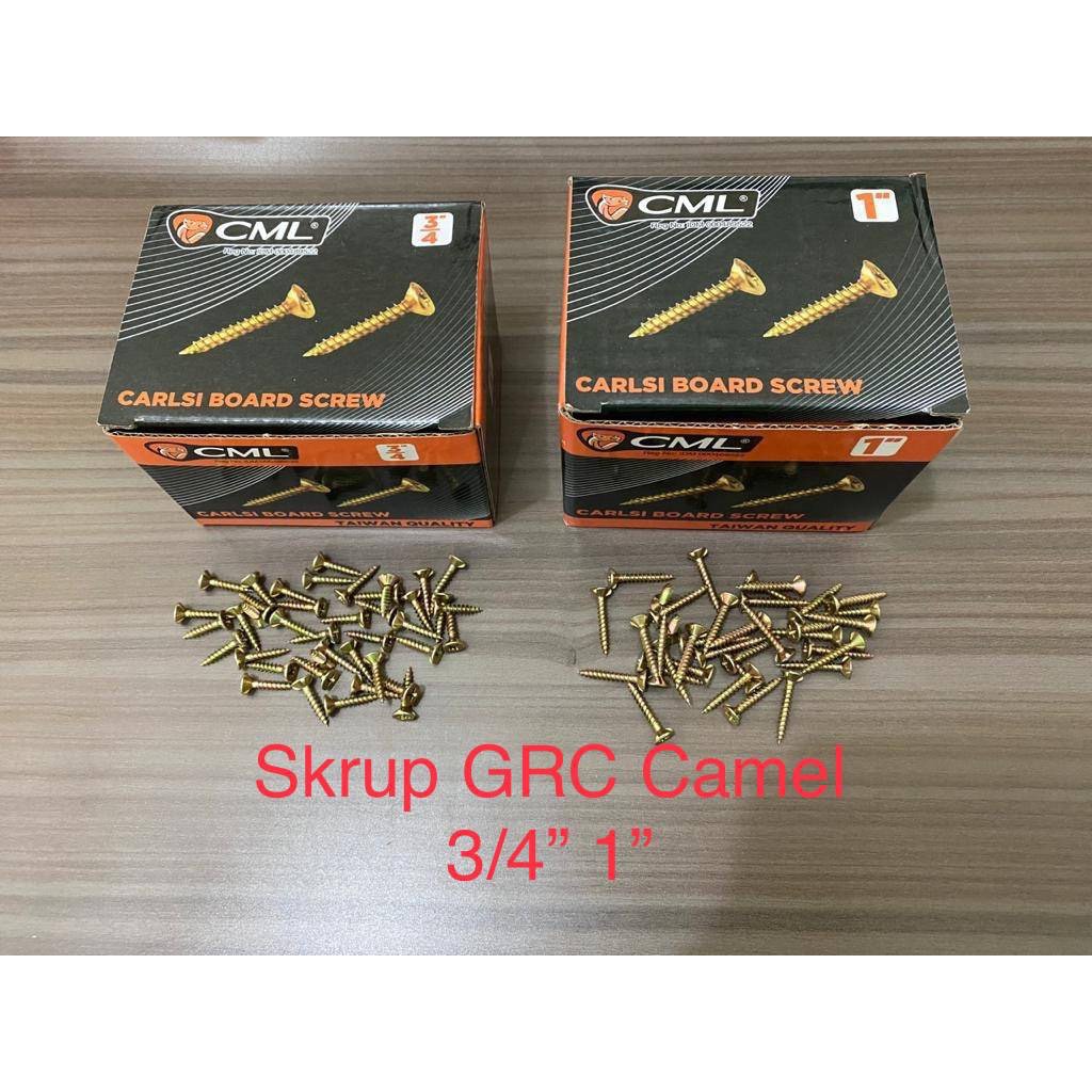 Jual Sekrup GRC Camel 3/4" 1" Inch Skrup GRC | Shopee Indonesia