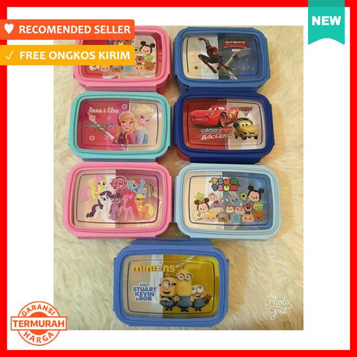 Jual Box Makan Anak/Kotak Makan Karakter/Lunch Box Karakter - Bekal ...