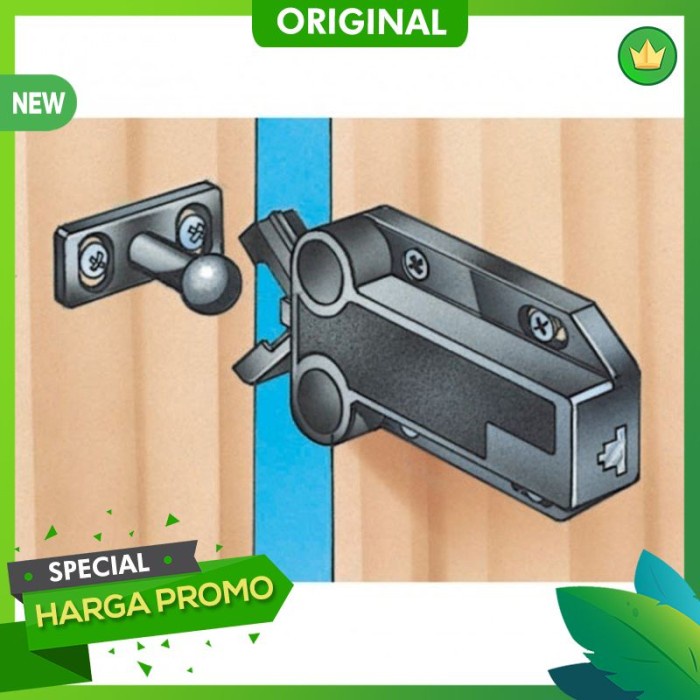 Jual BAR-UP-PUSH- BARU MURAH SAFE PUSH LATCH MINILATCH KUMBANG PUSH TO ...