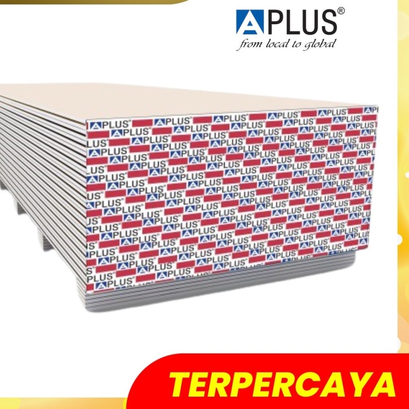 Jual Gypsum aplus / gypsum Board 9mm 1.2x2.4mtr | Shopee Indonesia