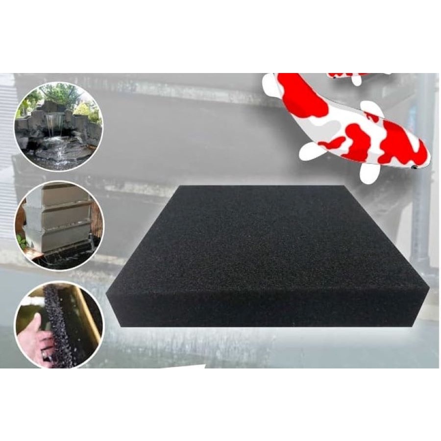 Jual KAPAS BUSA HITAM / BIO FOAM HITAM / BUSA BIOFIL HITAM FILTER KOLAM ...