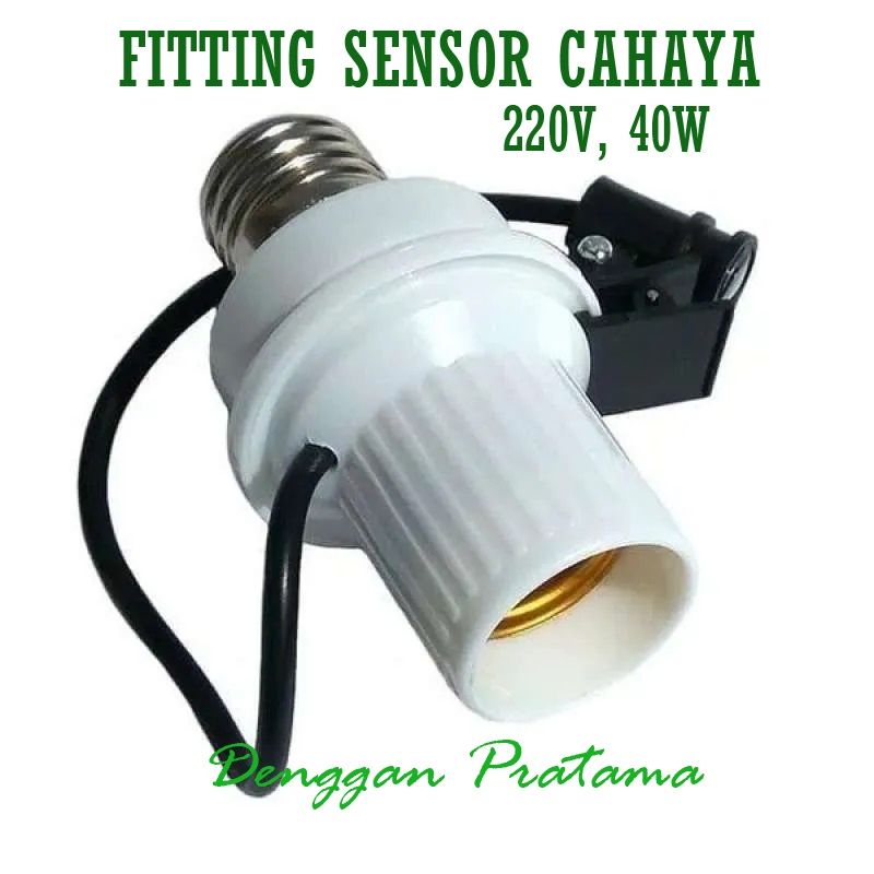 Jual Fitting Lampu Sensor Cahaya Otomatis 220V | Shopee Indonesia