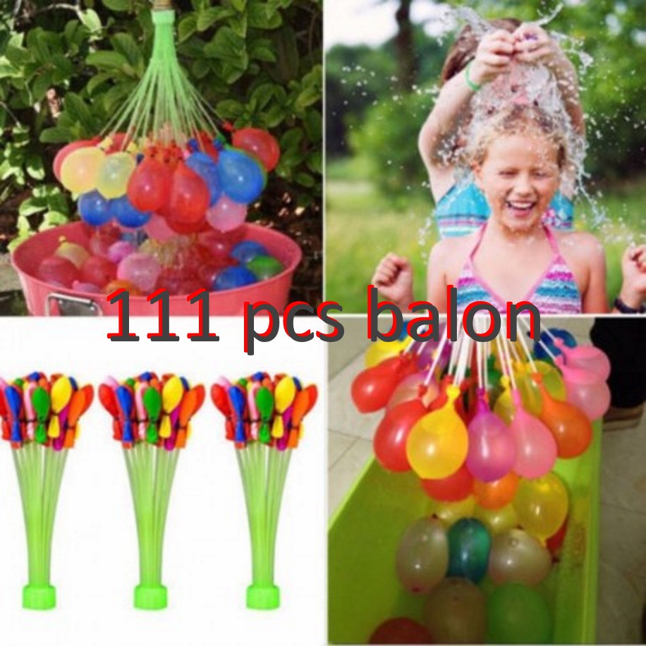 Jual [LOGU] Mainan water magic balloons, Mainan lempar balon air ada ...