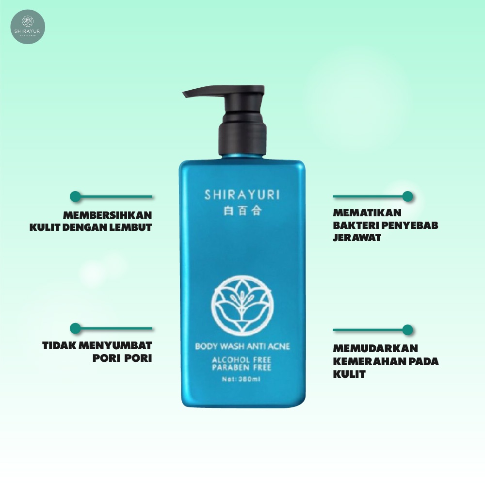 Jual SHIRAYURI OFFICIAL Anti Bacterial Anti Acne Body Wash Sabun Anti Bakteri Dan Jerawat By Dr ...