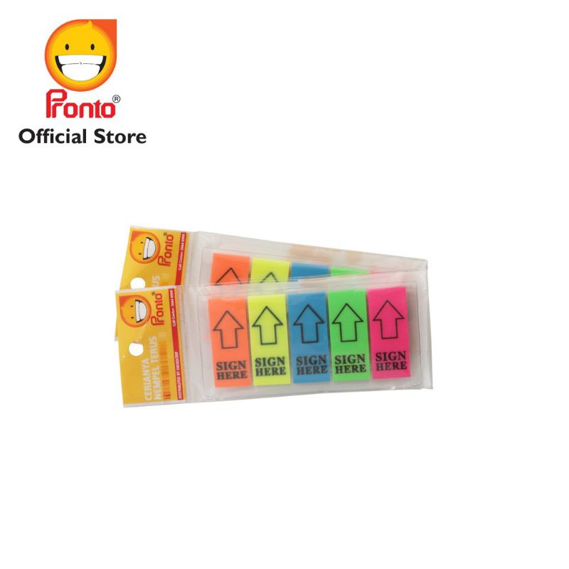 Jual Pronto StickNote Film Arrow " Sign Here" | Shopee Indonesia