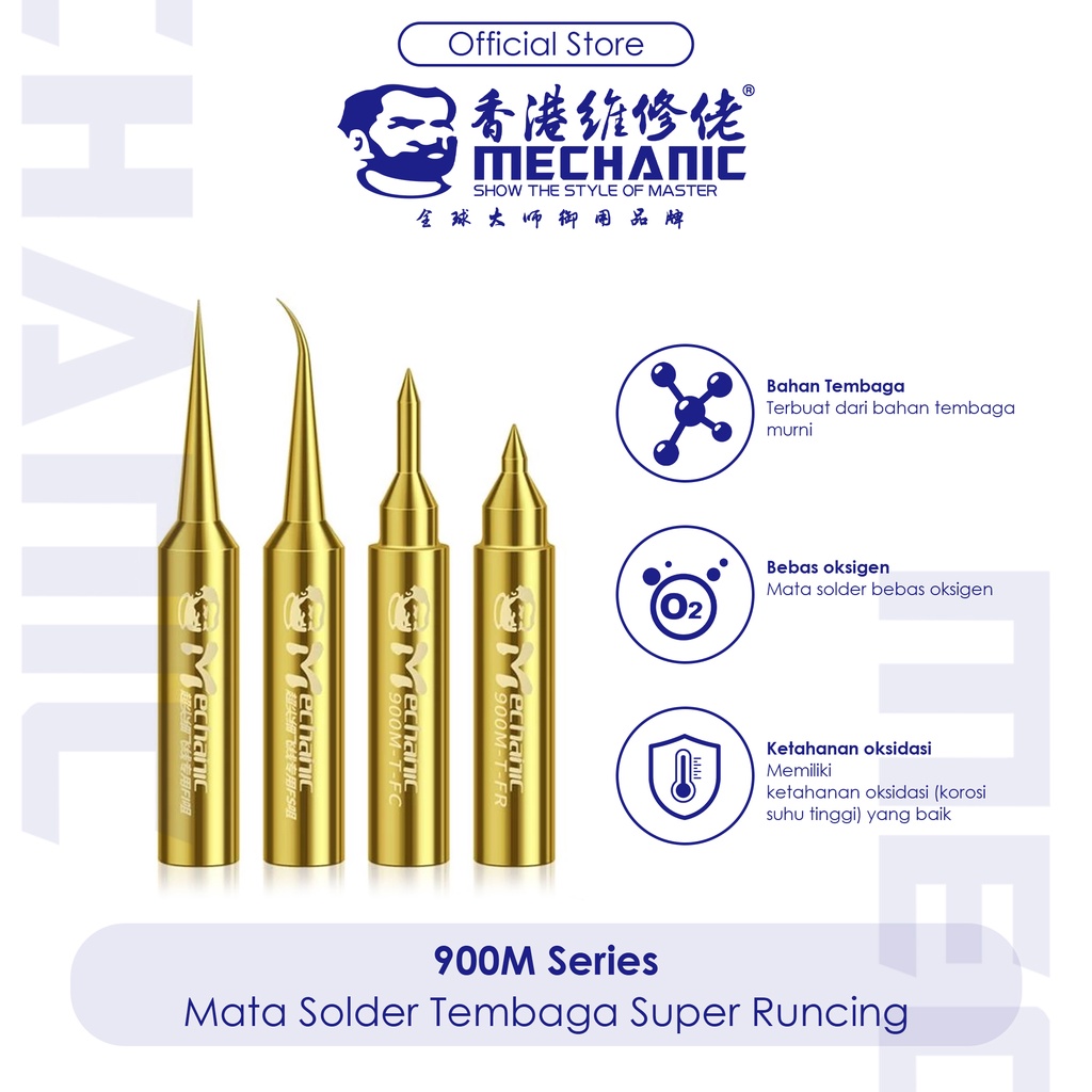 Jual MECHANIC 900M Mata Solder Tembaga Super Runcing - Superfine ...