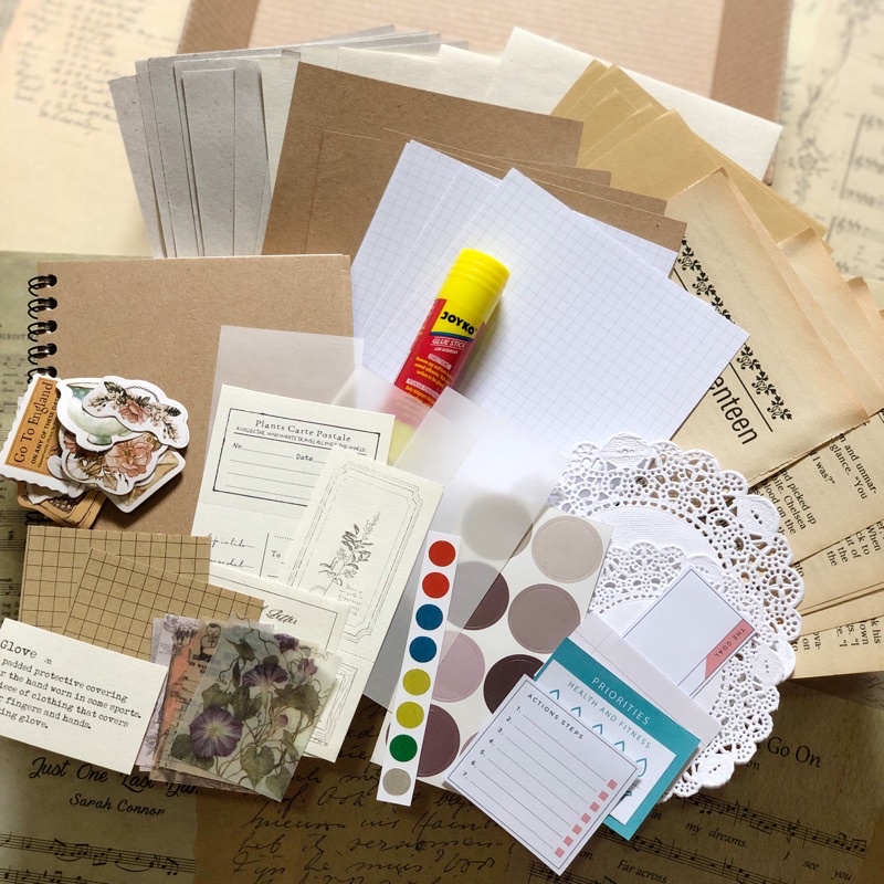 Jual Journal Mini Kit Box Bujo Mini Box 90pcs | Shopee Indonesia