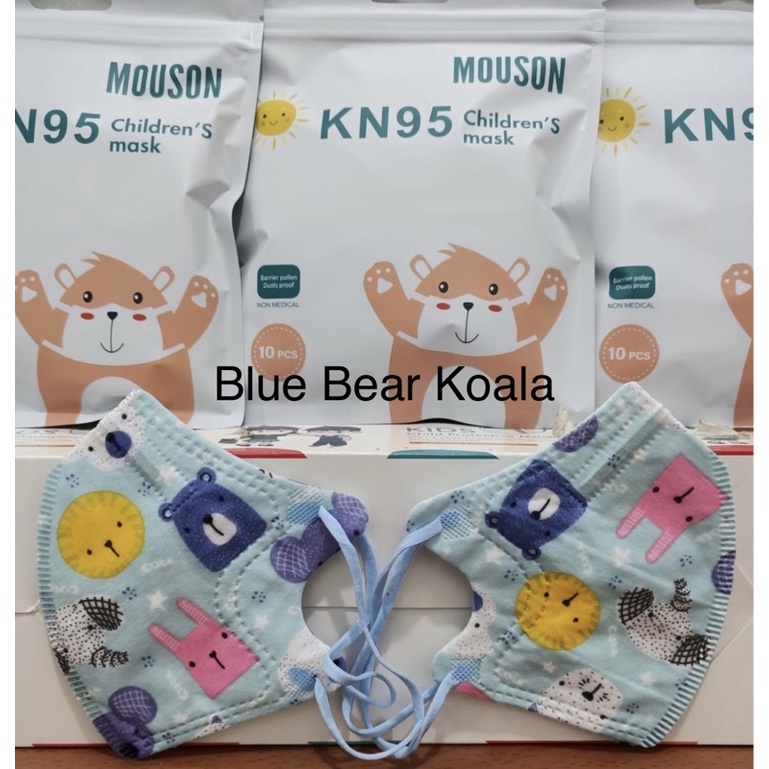 Jual Masker Anak KN95 Mouson 5D 5 Ply | Masker KN 95 Anak Mouson 5D ...