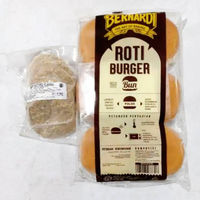 Jual Paket Beef Burger Bernadi Patties 500gr | Shopee Indonesia