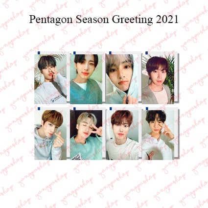 Jual [READY / SET] PENTAGON 2021 SEASON GREETINGS PENT PHOTOCARD FAN ...