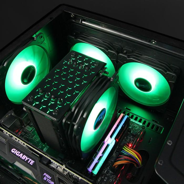 Jual JONSBO FR 925 RGB COLOR LED 92MM 9CM 4PIN PWM CASE CASING FAN ...