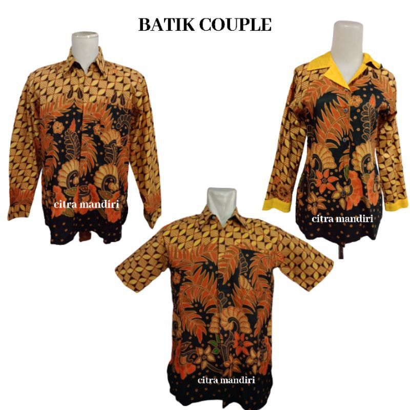 Jual BATIK COUPLE / HEM COUPLE / BLUSH COUPLE / KEMEJA COUPLE | Shopee ...