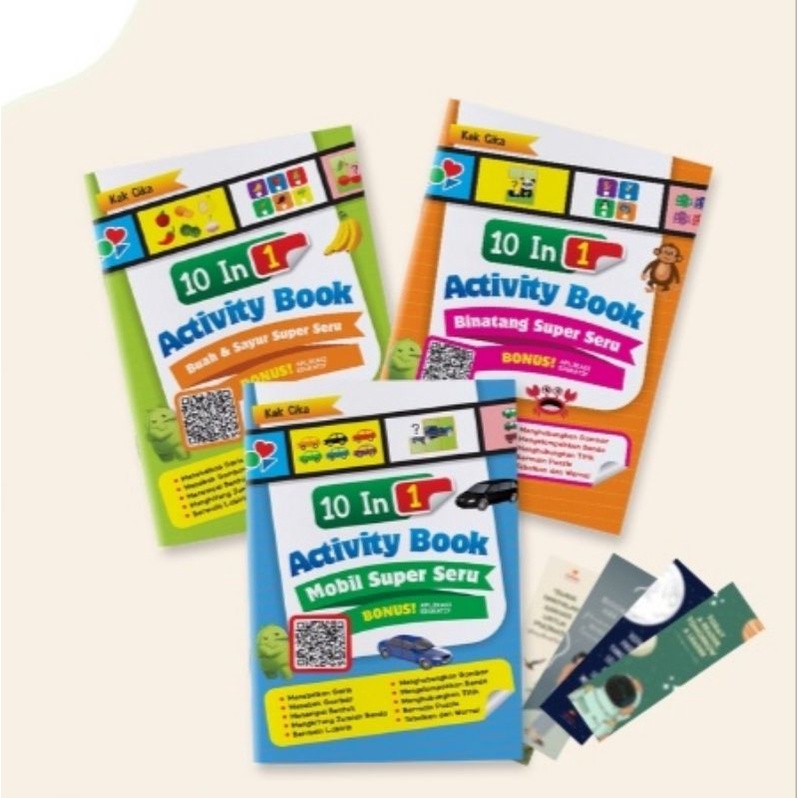 Jual buku aktivitas anak 10 in 1 activity book | Shopee Indonesia