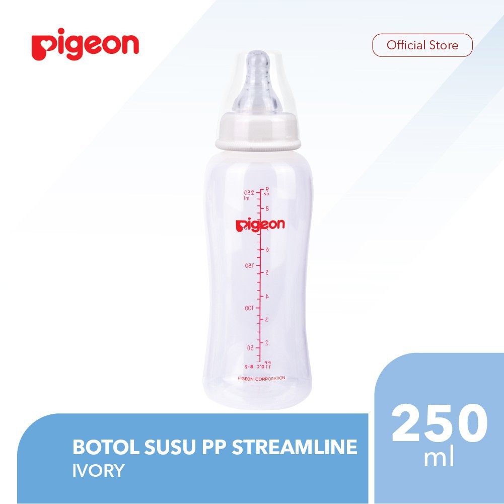Jual Pigeon PP Clear Streamline Botol Susu [150ml / 250mL] | Shopee Indonesia
