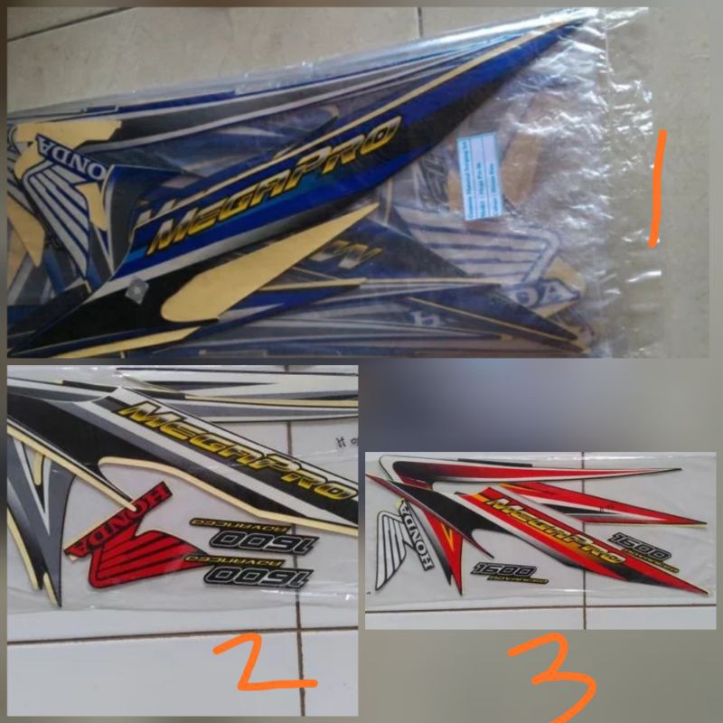Jual STIKER STRIPING LIS BODY MOTOR HONDA MEGA PRO MP PRIMUS 2006 06 ...