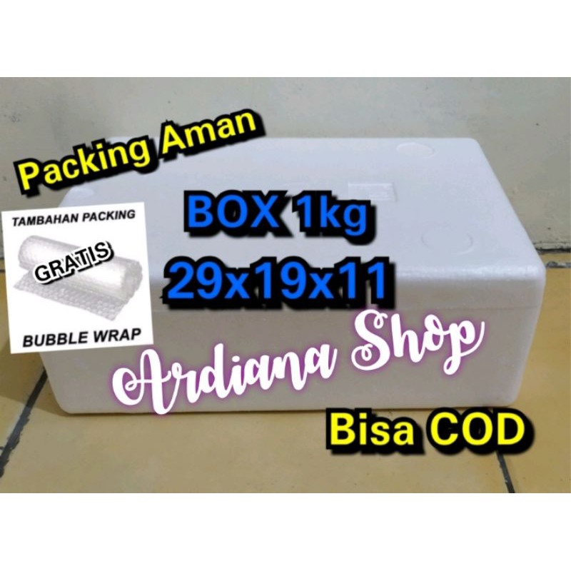 Jual box sterofoam/box styrofoam/ice box/ gabus sterofoam uk 1kg ...