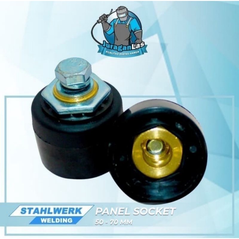 Jual Panel Socket Soket konektor Mesin Las Connector Female 50-70mm ...