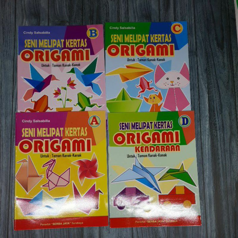 Jual Buku Seni Melipat Kertas ORIGAMI Untuk TK | Shopee Indonesia