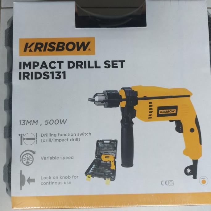Jual Krisbow Impact Drill / Set Bor Listrik 21 Pcs Termurah | Shopee ...