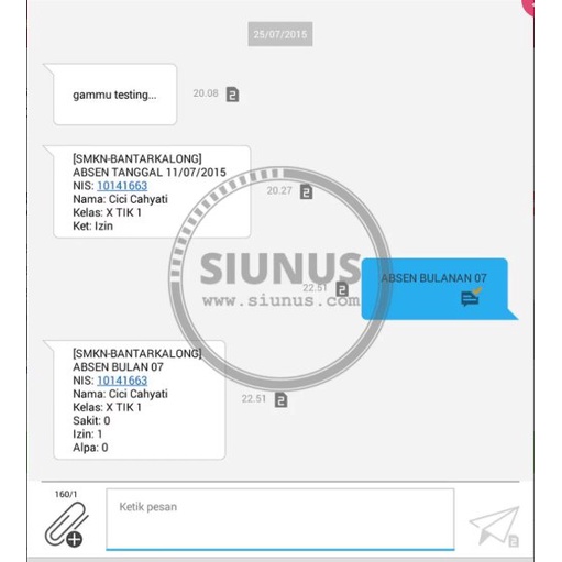 Jual Software Aplikasi Absensi Siswa SMS Gateway & Fingerprint Support | Shopee Indonesia