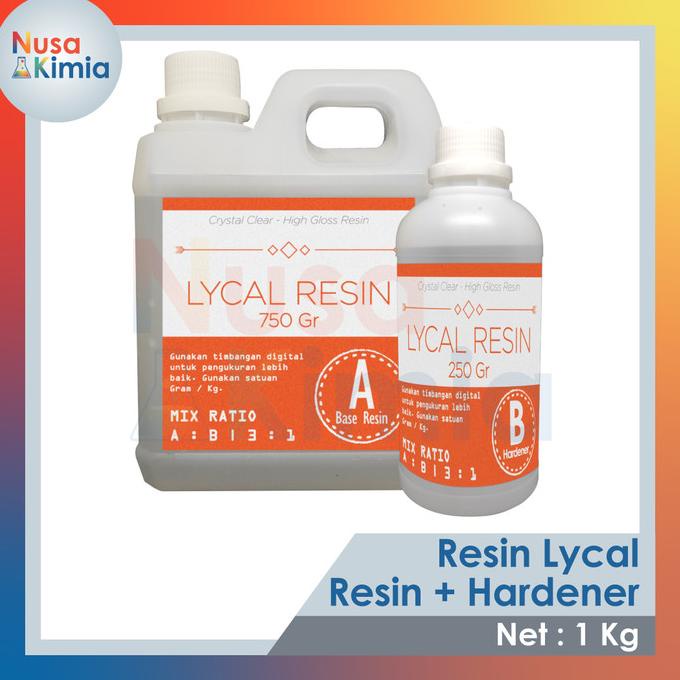 Jual Resin Bening Lycal Keras 1011 1 Kg | Shopee Indonesia