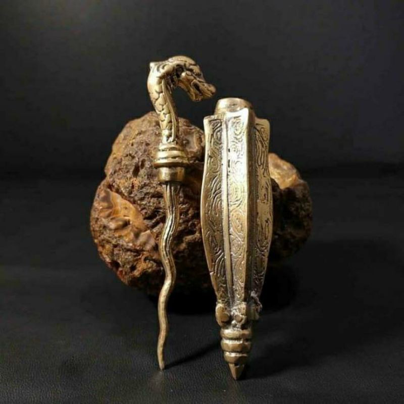 Jual Tongkat Payung Blimbing Ular Cacing Besi Kuningan | Shopee Indonesia