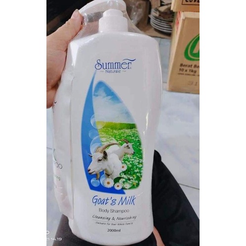 Jual sabun cair Summer Naturale Body Shampo (2000ml) free 500ml ...