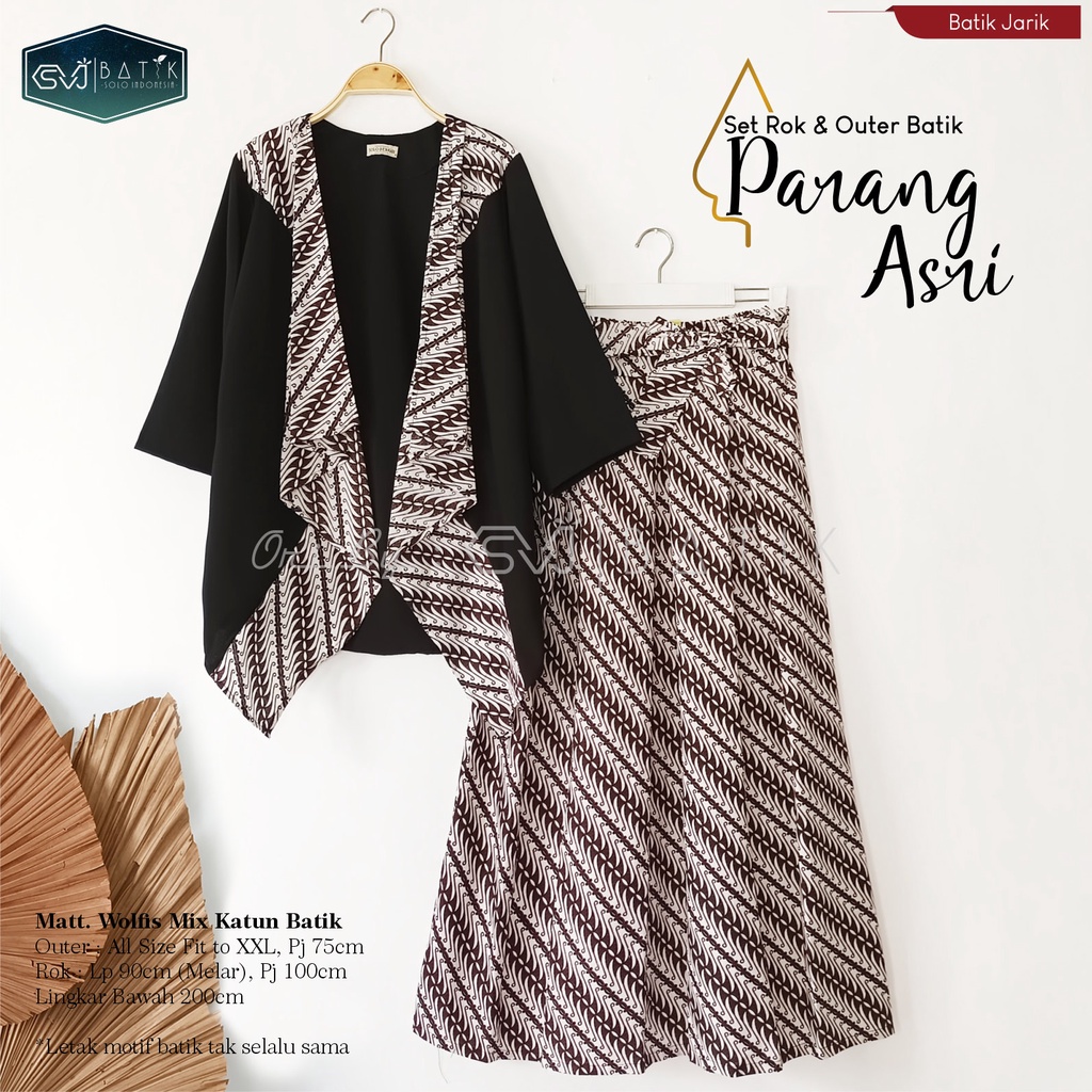 Jual ATASAN BATIK SET ALUSAN TAMBAL KERIS GEBER SOGAN SOLO ROK DAN ...