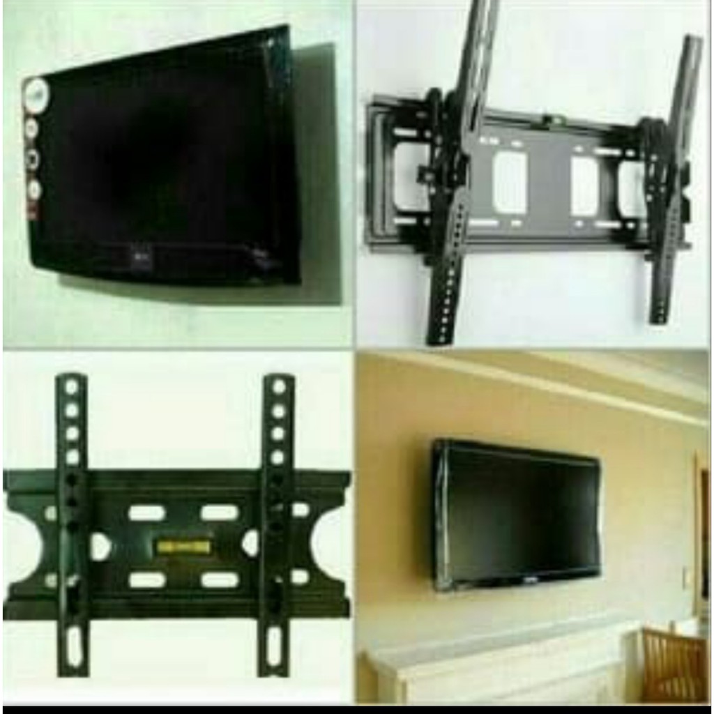 Jual bracket tv original led lcd televisi breket gantungan tembok ...