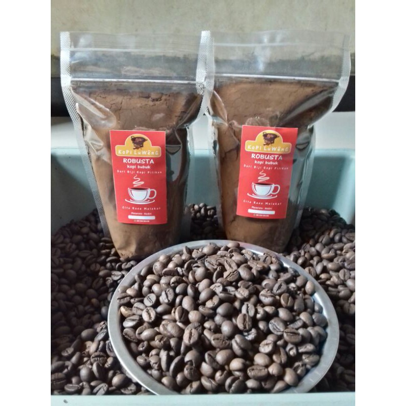 Jual Kopi bubuk Robusta java dampit 1kg | Shopee Indonesia