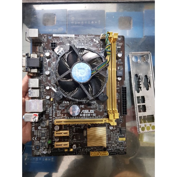 Jual SEPAKET MOBO ASUS H81 + PROCESSOR I3 4130 + FAN | Shopee Indonesia