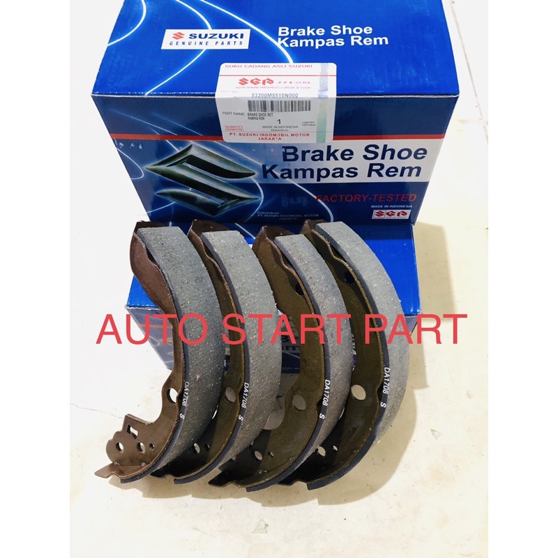 Jual KAMPAS REM BELAKANG / BRAKE SHOE REAR 1 SET SUZUKI ERTIGA (SGP) | Shopee Indonesia