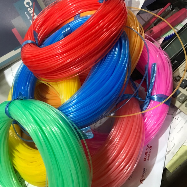 Jual Tali selang / selang sedotan warna [1 ikat] 200 gr diameter 2mm es ...