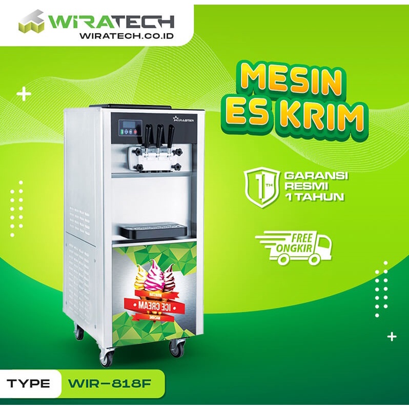 Jual Mesin Es Krim 3 Keran WIRASTAR WIR818F Soft Ice Cream Machine ...