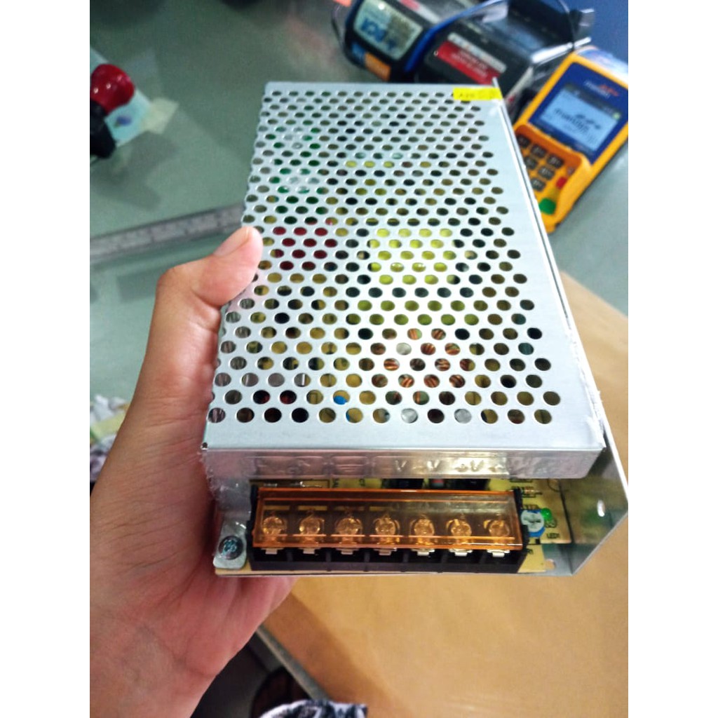 Jual Power Supply psu cctv 12V 10A Mode Jaring Untuk CCTV Trafo ANTEL ...