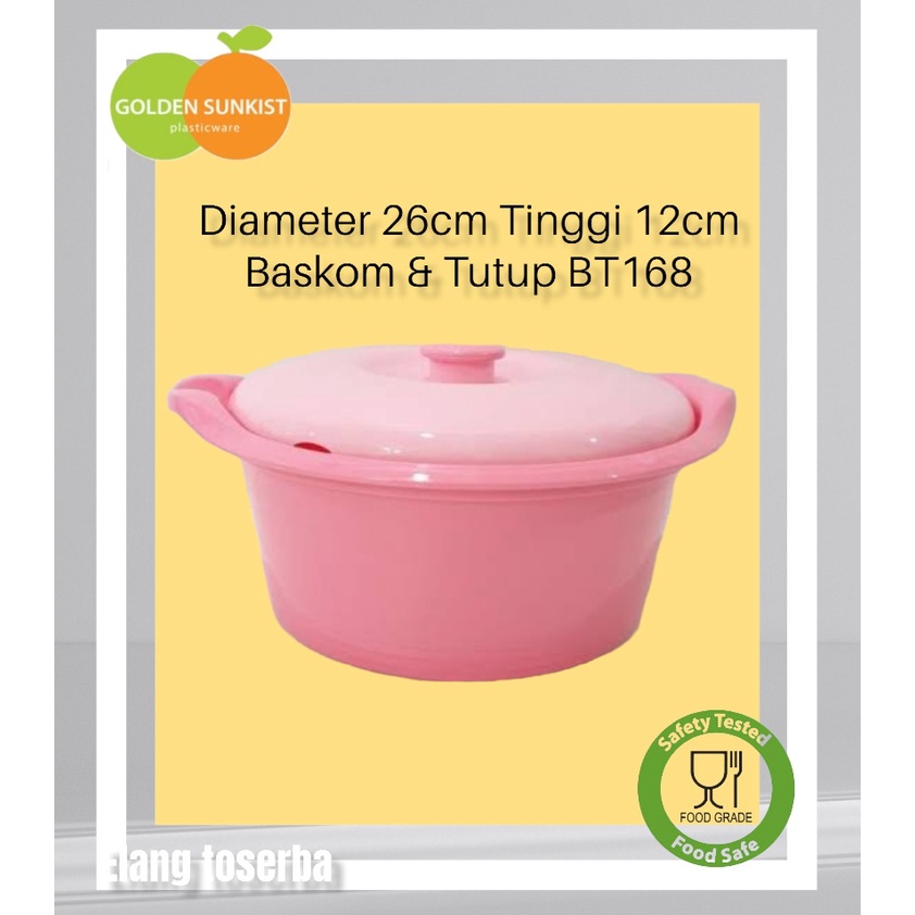 Jual BASI/BASKOM + TUTUP Uk. BESAR MERK GOLDEN LEMON/SUNKIST BTBT168 ...