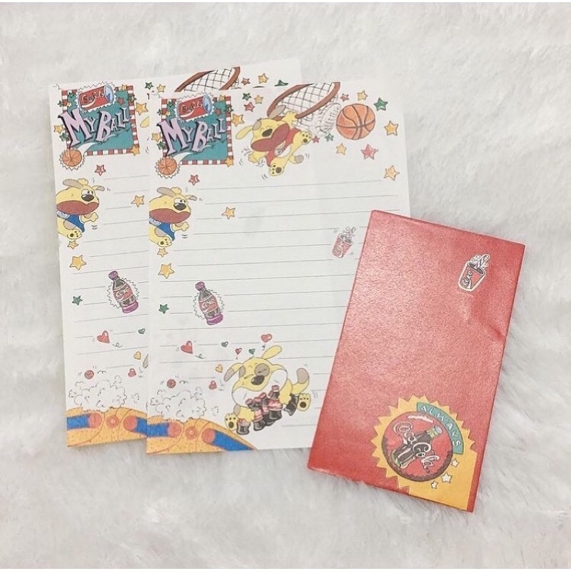 Jual Coke Coca Cola Letter Envelope Set Import Korea Art Paper ...