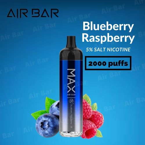 Jual Airbar Max Disposable Pod 2000 Hisapan - Blueberry Raspberry ...
